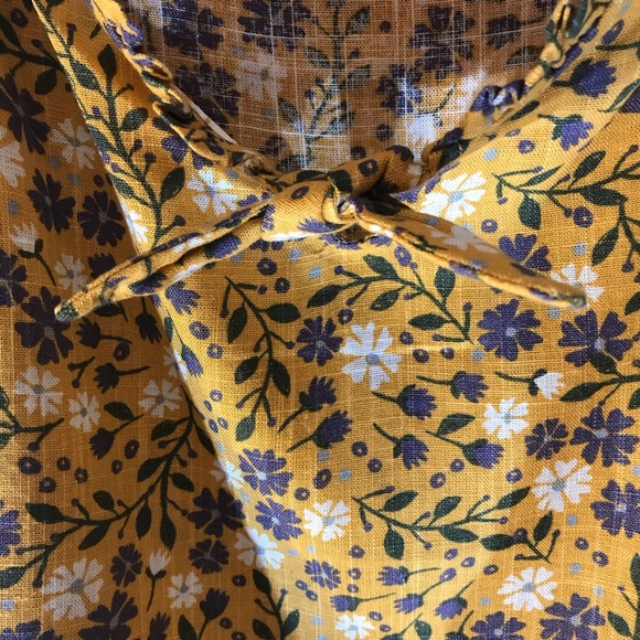 Modcloth | Tops | Nwt Yellow Floral Modcloth Tank Top L Xl X 2x | Poshmark